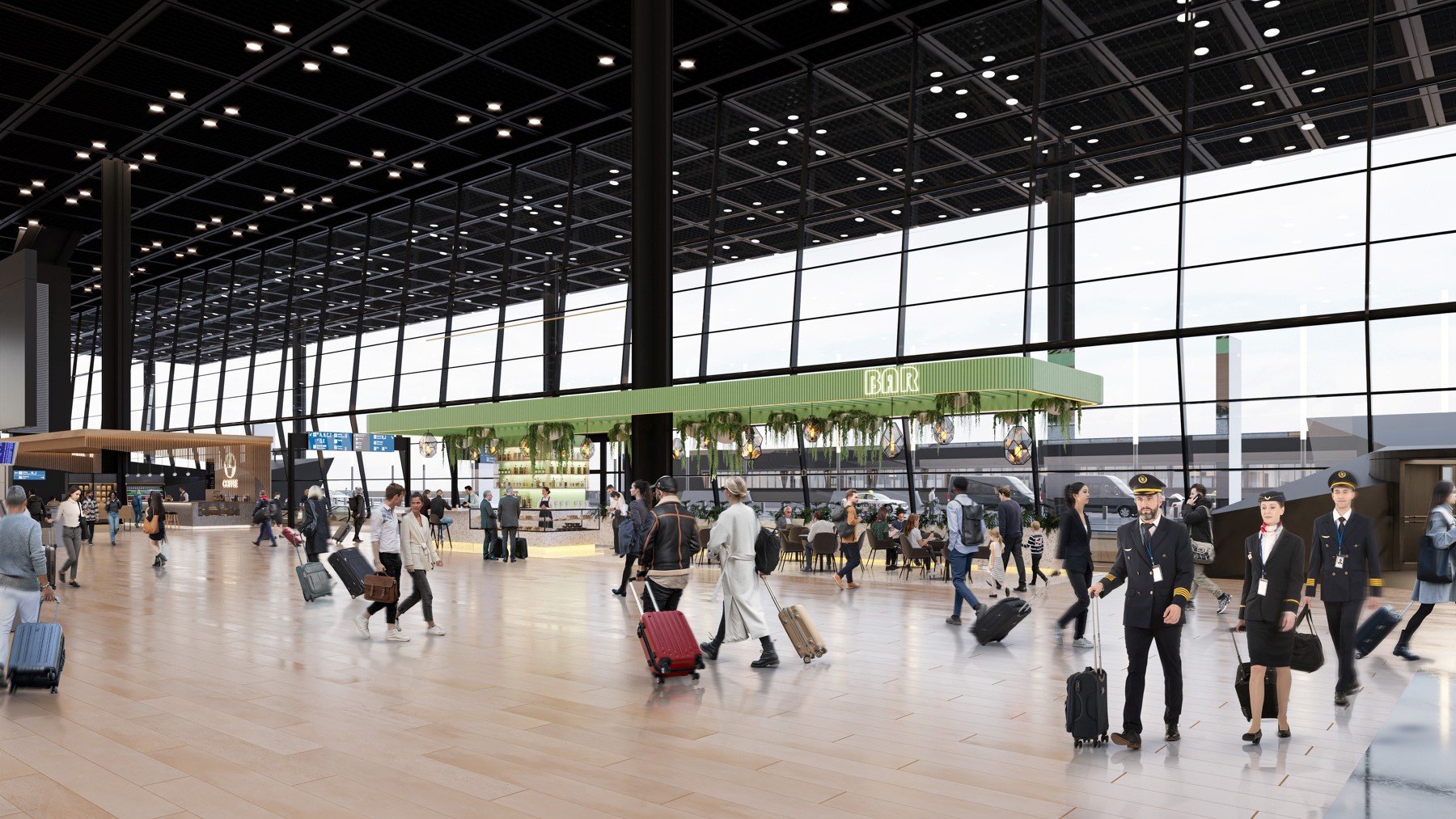 Pressemappe zur Terminal 3-Besichtigung